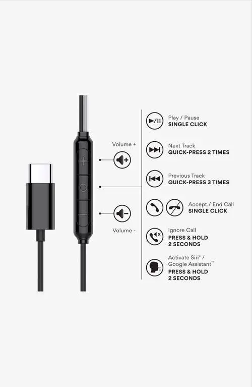 MEE AUDIO Sleeptones Usb-c Wired Sleeping Earbuds - Black