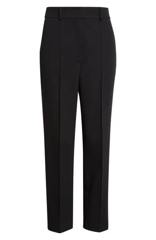 Akris Ferry Pintuck Tapered Jersey Pants - Black