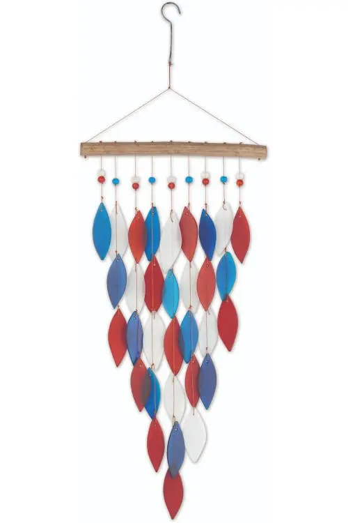 SUNSET VISTA DESIGNS Patriotic Arrow Falls Wind Chime