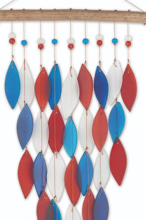 SUNSET VISTA DESIGNS Patriotic Arrow Falls Wind Chime