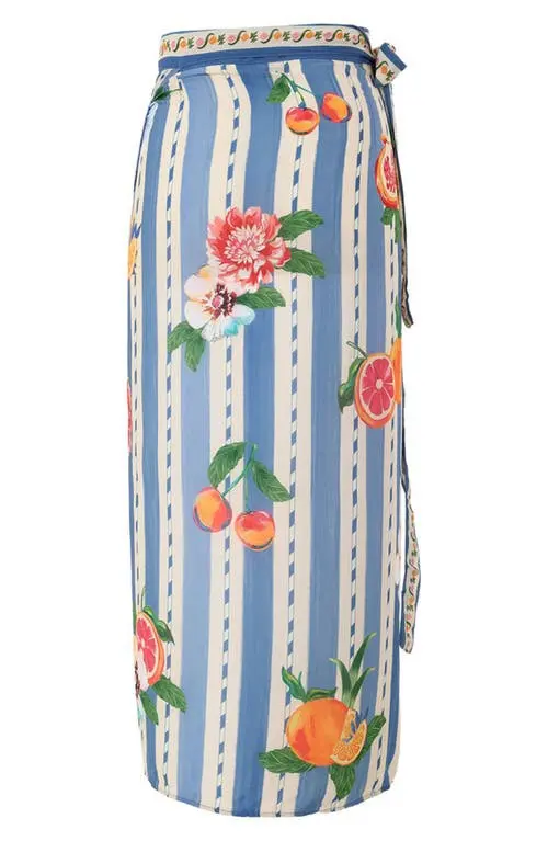 Agua Bendita Zinna Basket Cover-up Sarong