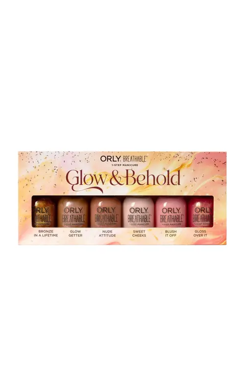 ORLY Glow & Behold 6-piece Breathable Nail Color Set - None