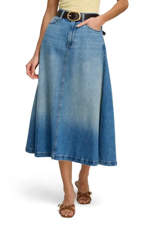 FAVORITE DAUGHTER The Winona Denim Midi Skirt - Bristol