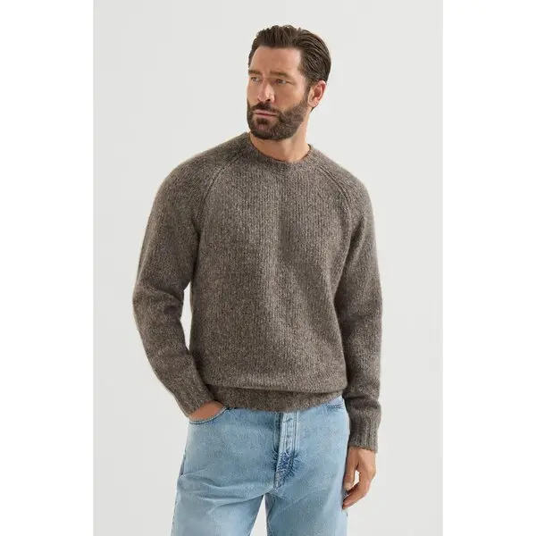 Brunello Cucinelli Cashmere And Silk Sweater - Brown