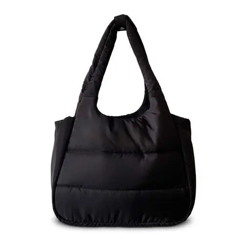 YOUZEY Astra Puffy Crossbody Tote - Black