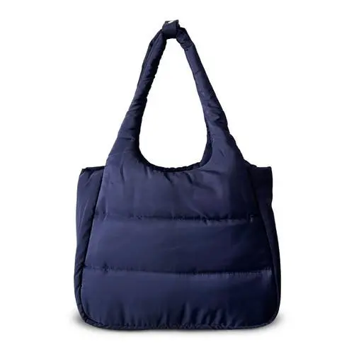 YOUZEY Astra Puffy Crossbody Tote - Navy