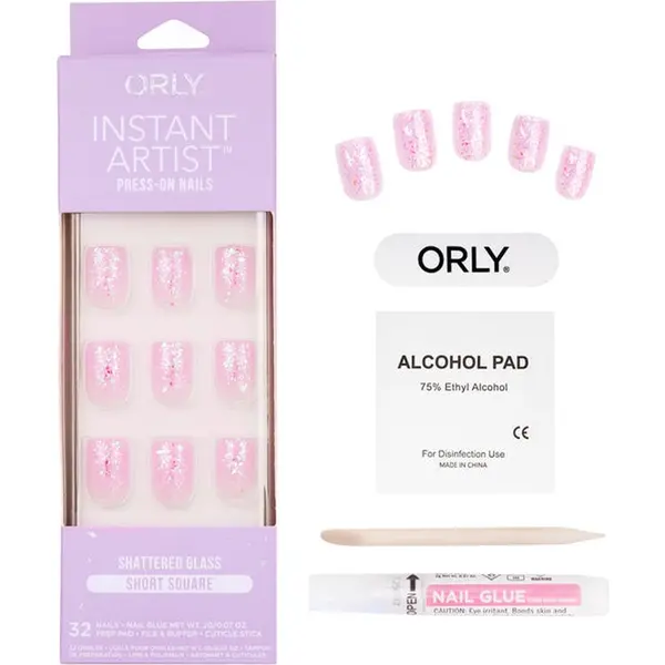 ORLY Shattered Glass Effect Press-on Nails - None