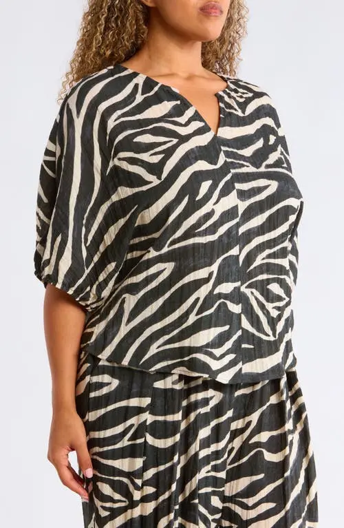 Wit & Wisdom Dolman Bubble Sleeve Top