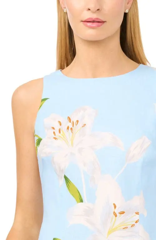 Ted Baker London Sleeveless Floral Print Maxi Dress - Blue Surf