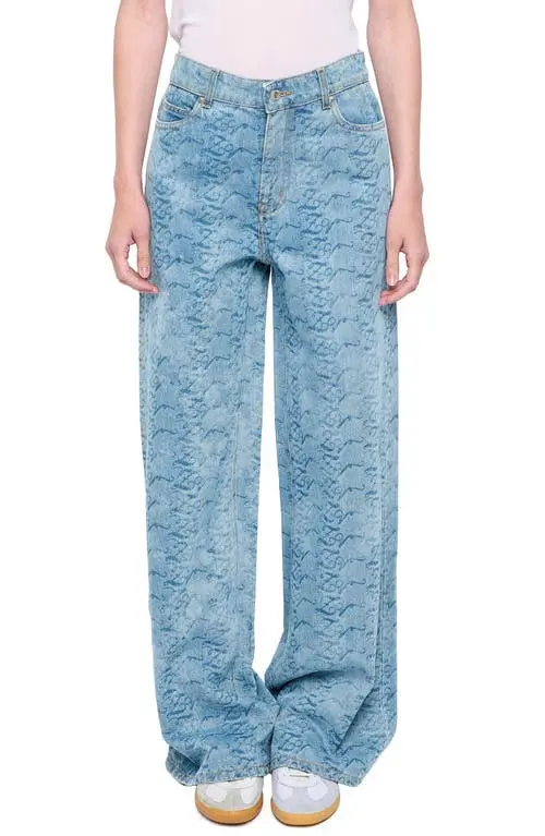 Zadig&Voltaire Eli Wide Leg Jeans - Light Blue