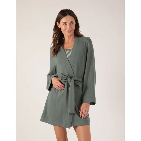 SOFTFLEX Cloud Fleece Robe - Basil