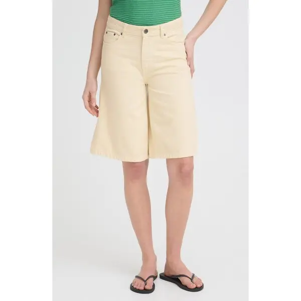 ICHI Denim Bermuda Shorts