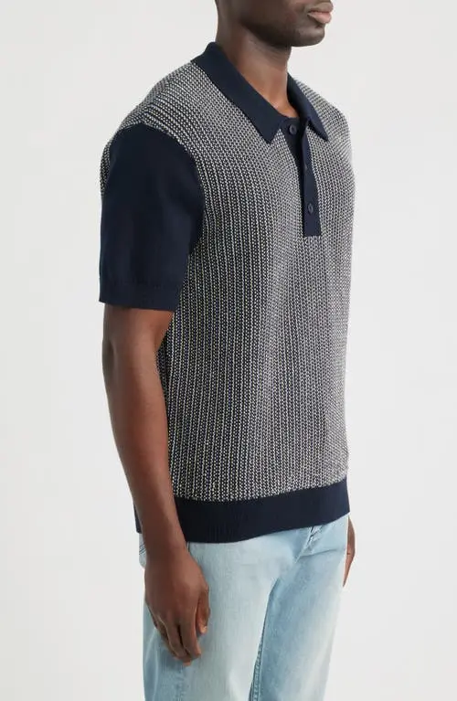 WAX LONDON Turin Stripe Polo