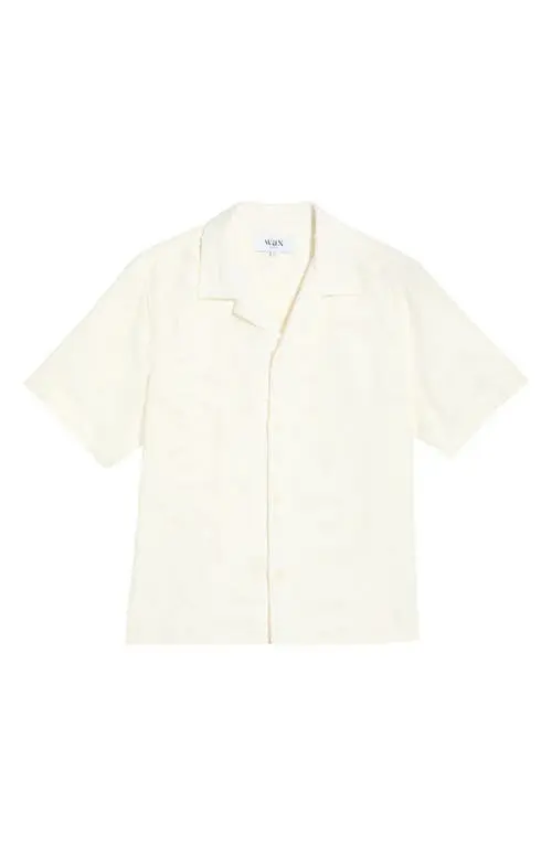 WAX LONDON Curzon Abstract Jacquard Camp Shirt