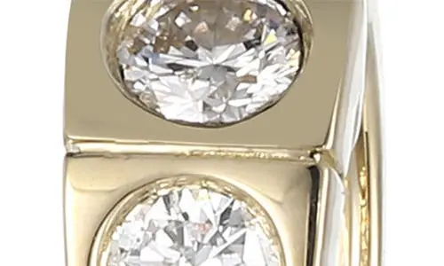 TYPE JEWELRY Mini Diamond Hoop Earrings In 14k Yellow