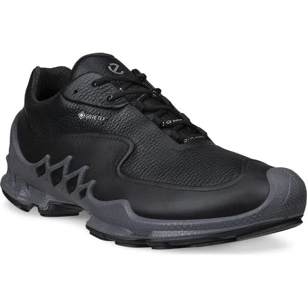 Ecco Biom Aek Gore-tex® Waterproof Leather Sneakers - Black