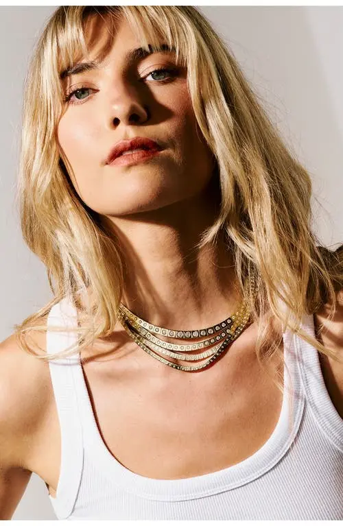 TYPE JEWELRY Leggo Diamond Tennis Necklace