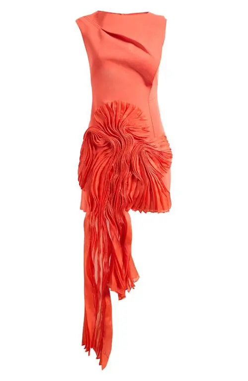Acler Aberleigh Drape Cocktail Minidress