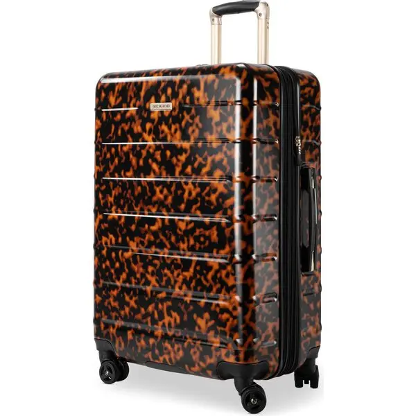 RICARDO BEVERLY HILLS Cambria 24-inch Hardside Checked Suitcase - Tortoise