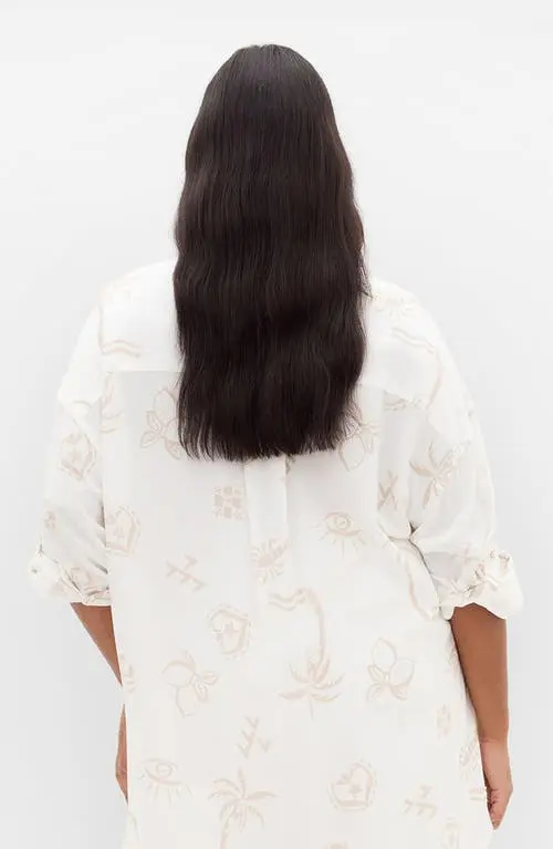 City Chic Alessia Print Shirt