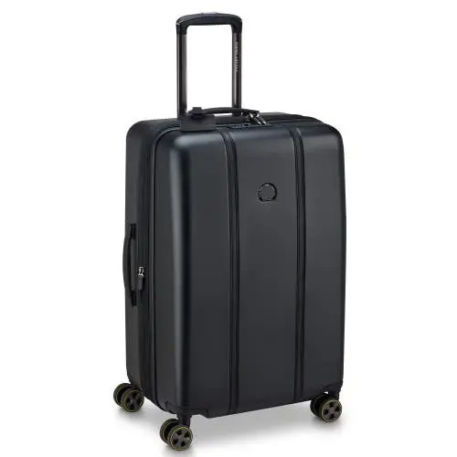 DELSEY PARIS Cadence 24" Expandable Spinner Trolley Luggage - Deep Black