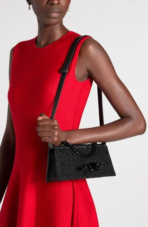 Alexander McQueen Mini Jeweled Shoulder Bag With Knuckle Hardware