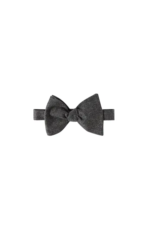Brunello Cucinelli Cashmere And Silk Lightweight Flannel Bow Tie