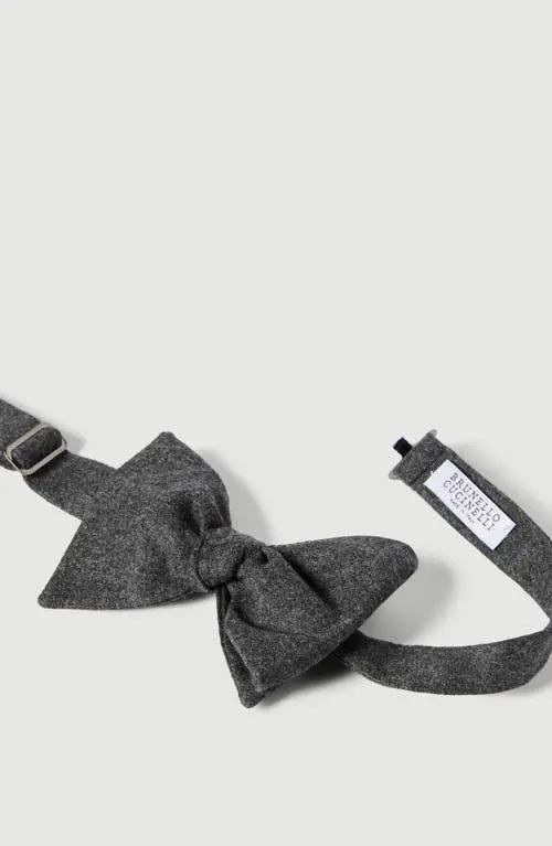 Brunello Cucinelli Cashmere And Silk Lightweight Flannel Bow Tie