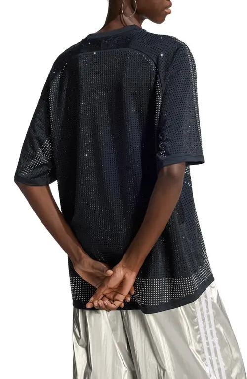 ADIDAS ORIGINALS Teamgeist Oversized Rhinestone T-shirt