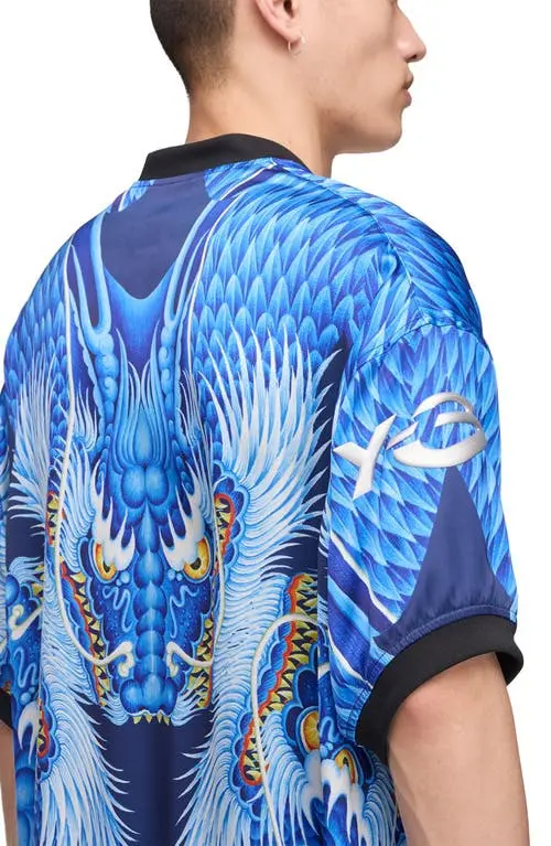 Y3 Satin Dragon Graphic Jersey