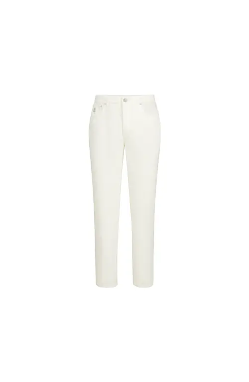 Brunello Cucinelli Garment-dyed Cotton Narrow Wale Corduroy Trousers - Snow