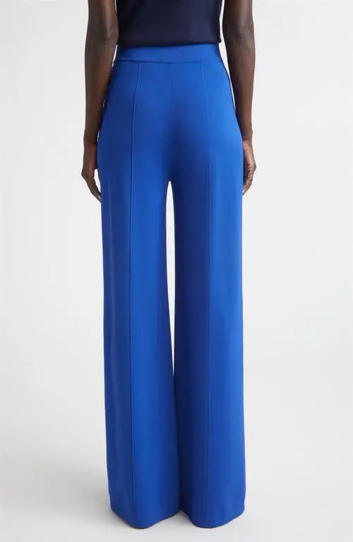 St. John Roma Crepe Knit Wide Leg Pants