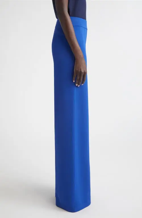 St. John Roma Crepe Knit Wide Leg Pants