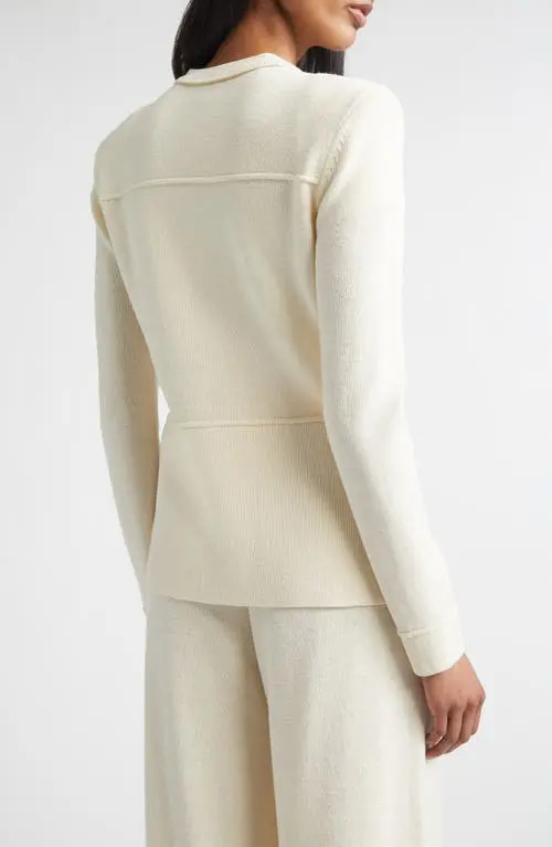 St. John Legacy Crepe Knit Safari Jacket