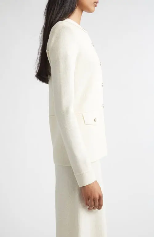 St. John Legacy Crepe Knit Safari Jacket