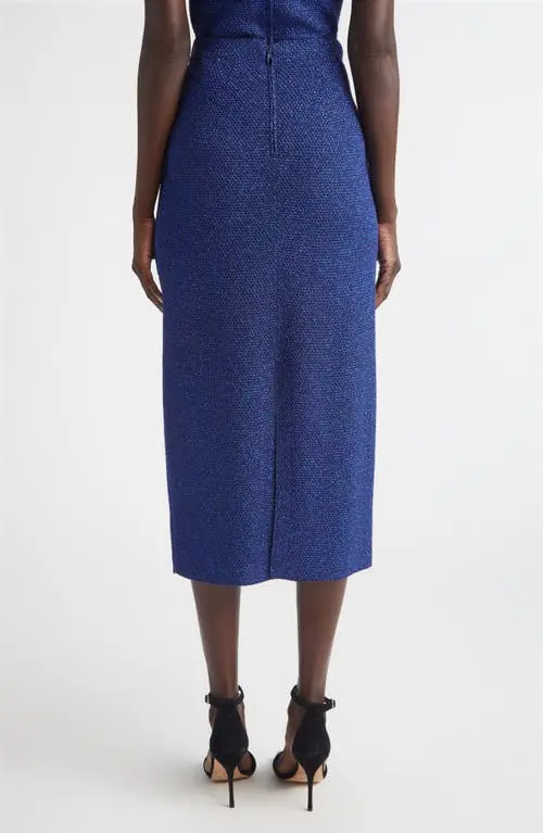 St. John Margo Legacy Crepe Knit Midi Skirt