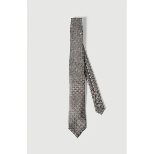 Brunello Cucinelli Silk Neck Tie - Grey