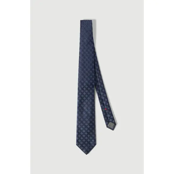 Brunello Cucinelli Silk Neck Tie - Navy Blue
