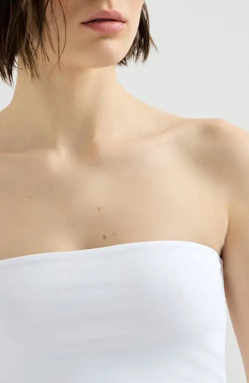 Brunello Cucinelli Stretch Cotton Jersey Bandeau Top