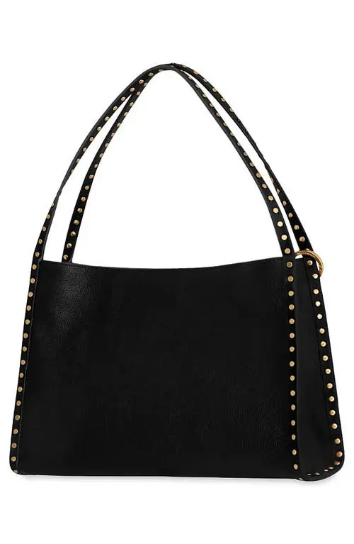 Rebecca Minkoff Dylan Studded Leather Shoulder Bag - Black