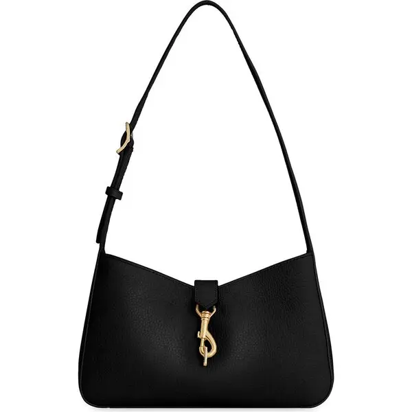 Rebecca Minkoff Small Megan Leather Shoulder Bag - Black