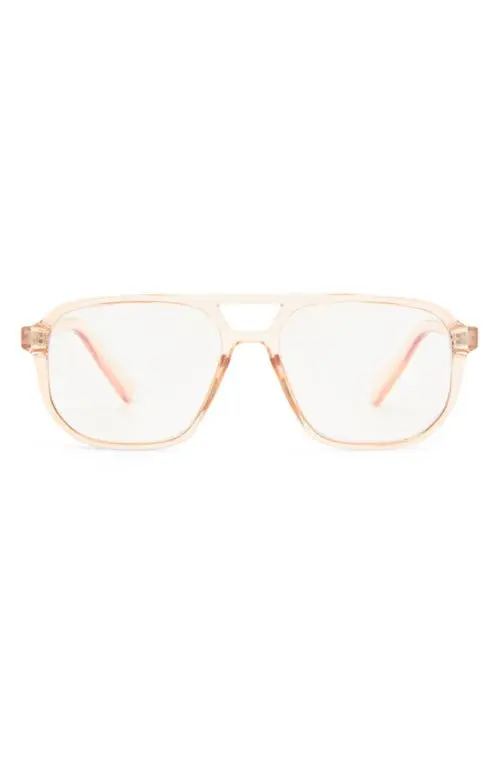 THE BOOK CLUB The Atticus Aviator Blue Light Blocking Reading Glasses - Sand