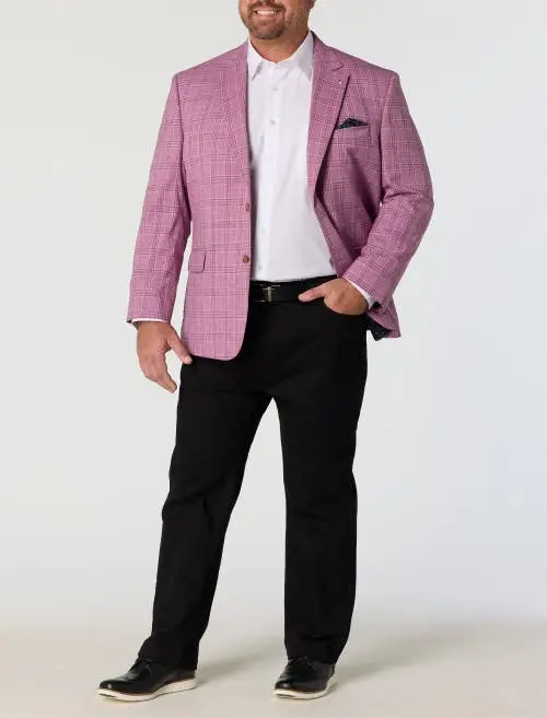 OAK HILL BY DXL Vibrant Plaid Sport Coat