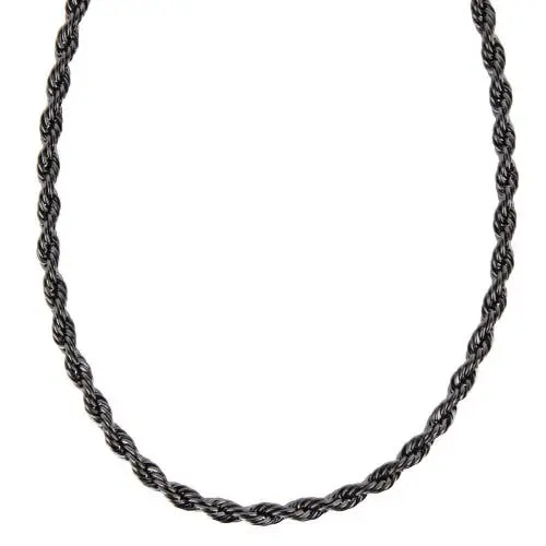 Trafalgar Barrett Braided Metal Necklace - Black