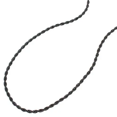 Trafalgar Barrett Braided Metal Necklace - Black