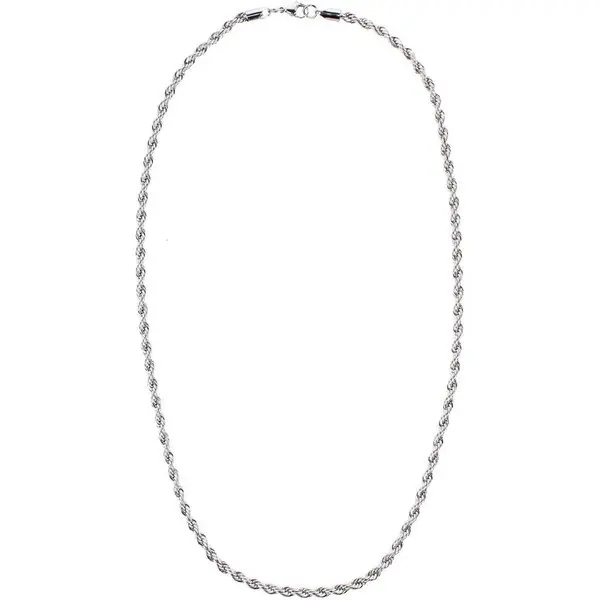 Trafalgar Barrett Braided Metal Necklace - Silver