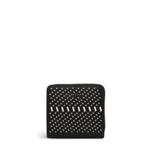 RADLEY The Roxburghperforated Zip Around Wallet - Black
