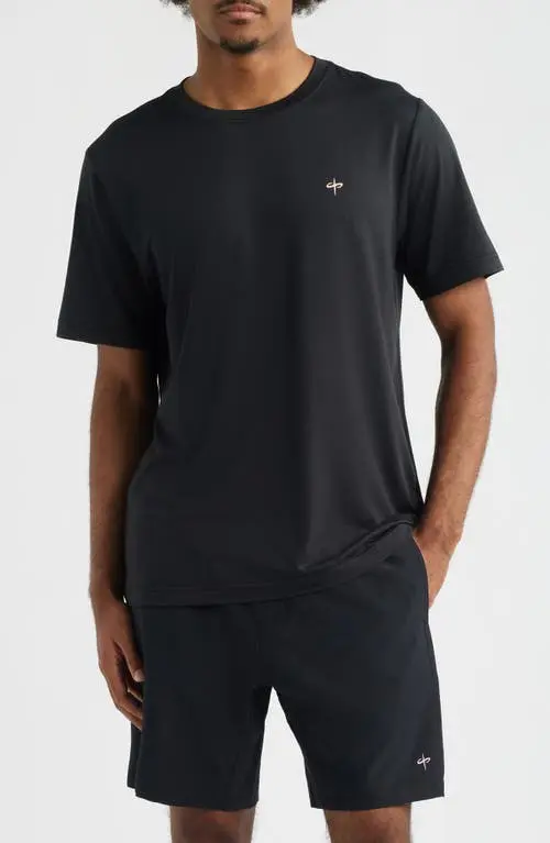 SANTO STUDIO Verona Tech Solid T-shirt - Black