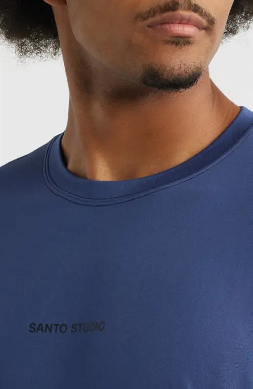 SANTO STUDIO Tempo Wordmark Tech T-shirt