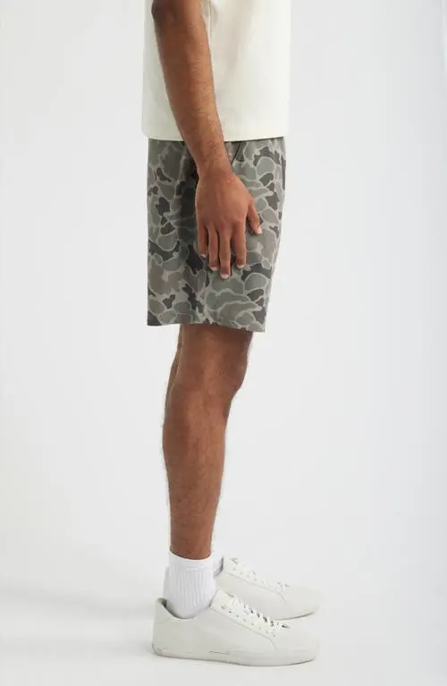 SANTO STUDIO Racer Tech Camo Drawstring Shorts
